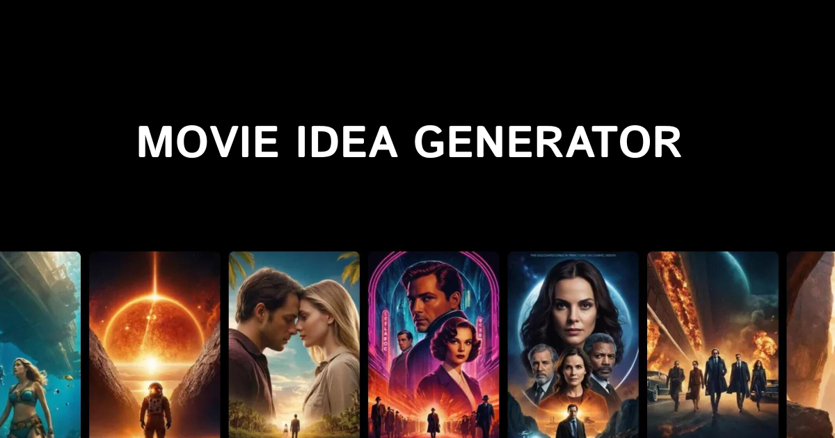 AI Movie Idea Generator for Film Concepts • Melies